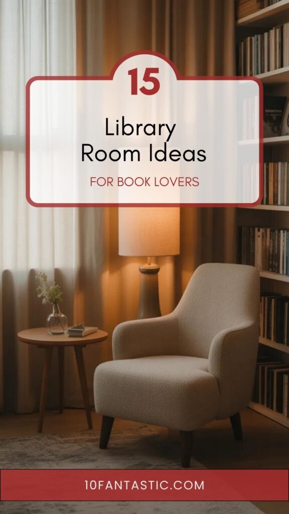 15 Library Room Ideas for Book Lovers - 10Fantastic.com